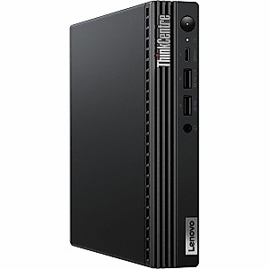 Lenovo ThinkCentre M70q Gen 3 Mini PC - 12th Gen Intel Core i5 Hexa-core Desktop Computer with 16GB DDR4 RAM, 256GB NVMe SSD - Windows 11 Pro 64 Compact and Powerful Desktop PC in Black (11T300C0US)
