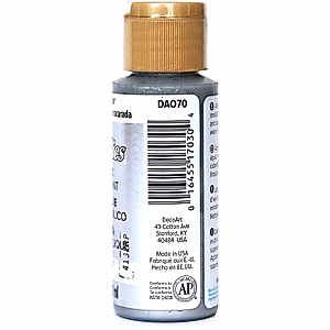 DecoArt Acrylic Paint, 2-Ounce, Shimmering Silver