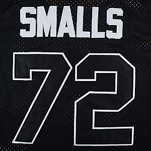 Micjersey BadBoy #72 Smalls Basketball Jersey, 90S Hip Hop Clothing for Party S-XXXL (Black, XL)