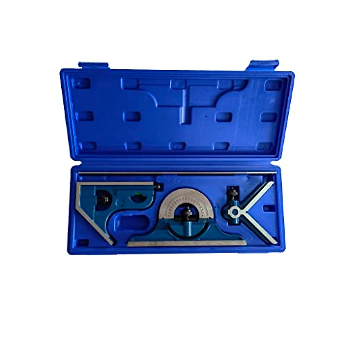 Combination Square 4 Piece Set, 12" Ruler 4R Graduation