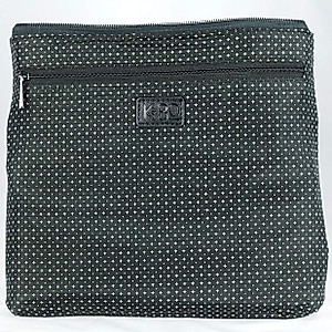 K&Bo Juniper Women’s Chain Crossbody Handbag Purse Brown, Boho Embroidered Medium, Converts to Clutch Bag, Lightweight