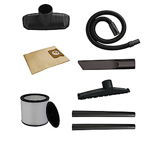 Stanley 12 Gallon 5.5 Peak HP Wet/Dry Vacuum, 3 in 1 Shop Vacuum Blower,1-7/8"x6 Hose, Range for Garage, Carpet Clean, Workshop with Vacuum Attachments-SL18199P,Black