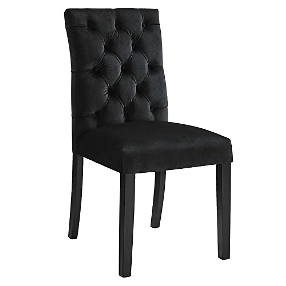Modway Duchess Performance Velvet Set of 2 Dining Chair, Black