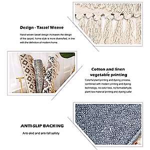 Boho Kid Bedroom Playroom Nursery Area Rugs Oil Derrick on The Prairies in Winter Tassels Carpet Patio Hallway Runner Mat Pad Home Decor Living Room Indoor Outdoor