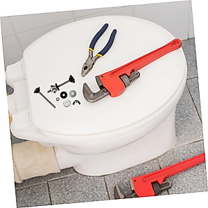 FUOYLOO 1 Pair Toilet Bolt Rubber Washers Toilet Washers Bolts Toilet Fixing Bolt Bolts and Nuts Kit Stainless Screws Toilet Seats Cover Screws 304 Stainless Steel Fastener Water Tank