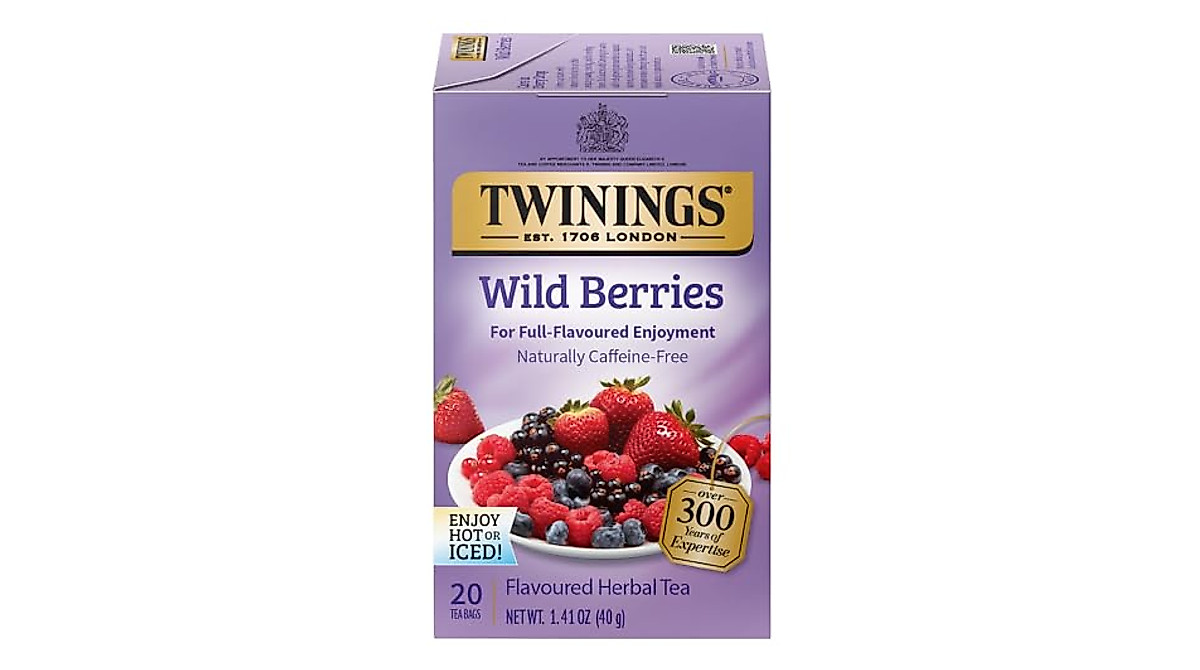 Twinings Wild Berries Tea - Caffeine-Free Herbal Bliss