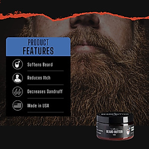 Fresh Beards Voodoo Beard Butter - Citrus, Eucalyptus, and Jasmine Fragrance - Scented Mens Beard and Mustache Conditioner - Soothing Anti-Itch Moisturizer & Softener for Healthy Beard Growth
