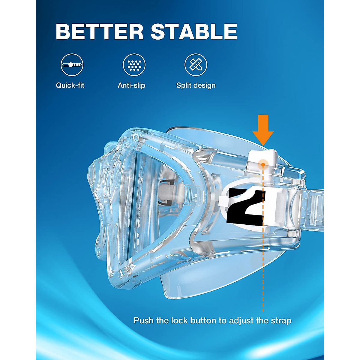 ZIONOR Swim Goggles, G1 SE Swimming Goggles Anti-fog for Adult Men Women