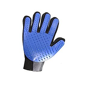 Pet Hair Remover Glove - Right Hand Gentle Pet Grooming Mitt for Dogs and Cats by Prime Pet