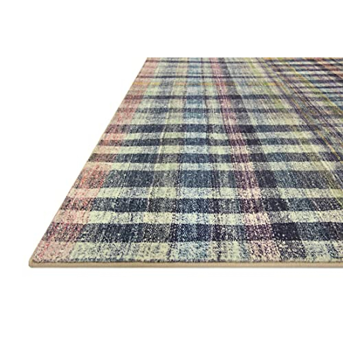 Loloi Chris Loves Julia x Humphrey Plum/Multi 7'-3" x 9'-3" Area Rug