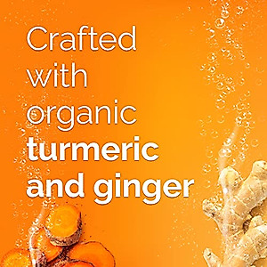 Emergen-C Citrus-Ginger Fizzy Drink Mix, Turmeric and Ginger, Immune Support, Natural Flavors with High Potency Vitamin C, 18 Count