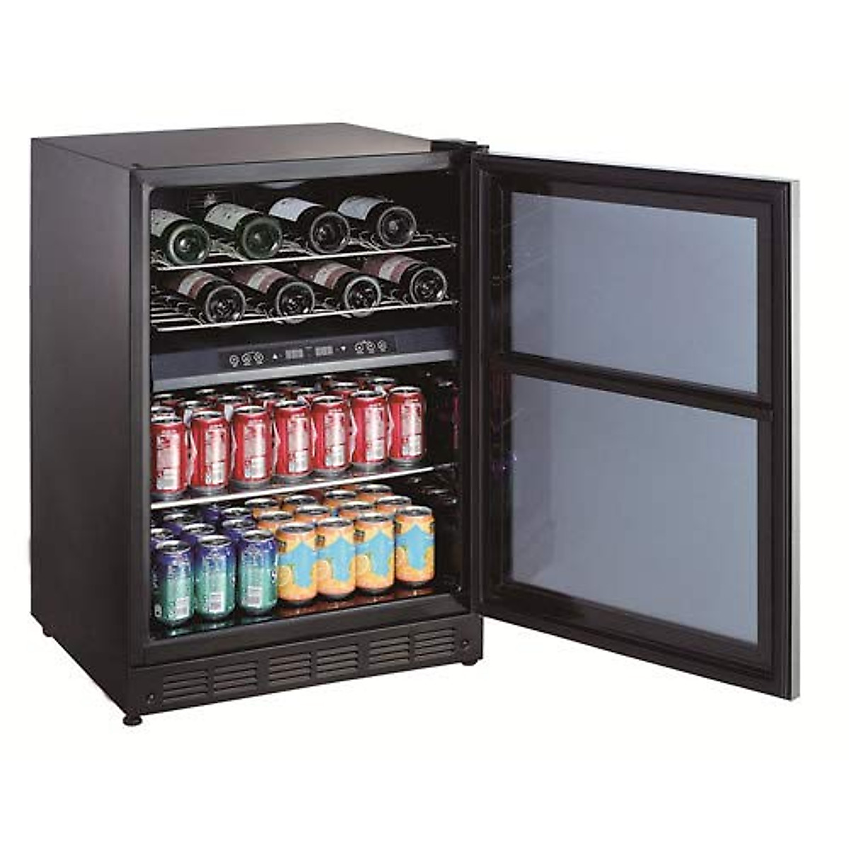 Magic Chef Dual-Zone Built-In Wine and Beverage Center