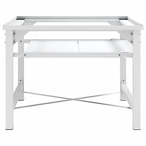 Matalde Double Washing and Drying Machine Pedestal White -1