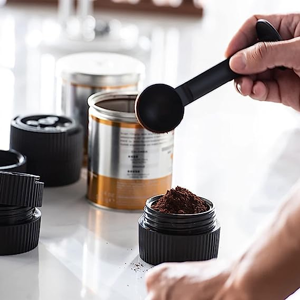 CYETUS Portable Espresso Machine 19 Bar, 3s Instant Heating, Compatible with Nespresso Capsules Ground Coffee Tea, Mini Electric Coffee Maker For Travel Home Camping, White