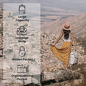 Nordace Comino Totepack Smart Convertible Bag Backpack with USB Charging Port, Water Resistant - 15.6 Inch Laptop Compartment Laptop Backpack for Everyday, Work (Gray)