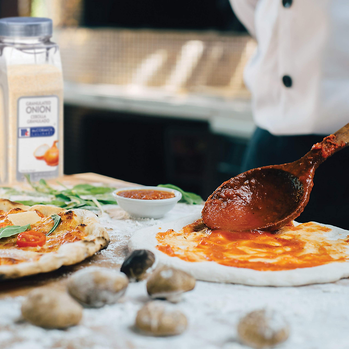 McCormick Culinary Granulated Onion, 18 oz - One 18 Ounce Container of Granulated Onion Powder, Perfect in Dips, Breading, Soups and Meats