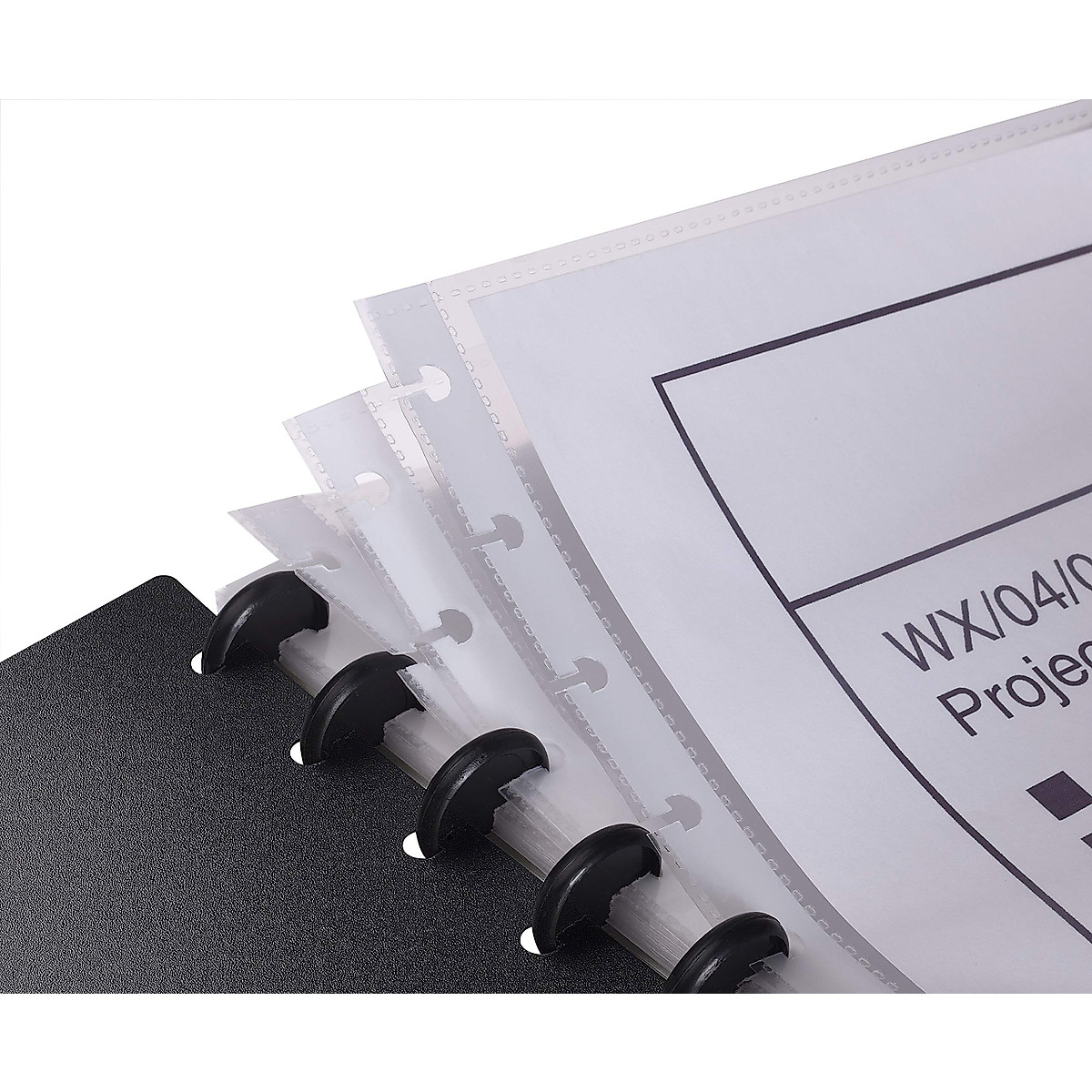 Snopake Eligo A4 ReOrganiser Display Book with Dividers & Index Tabs [Pack of 2] 20 Pockets/40 Sides to View Ref: 15863,Black
