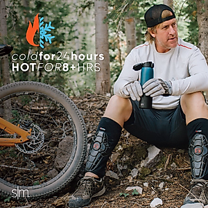 Simple Modern Insulated Thermos Travel Coffee Mug with Snap Flip Lid | Leakproof Reusable Stainless Steel Tumbler Cup | Gifts for Women Men Him Her | Kona Collection | 24oz | Midnight Black