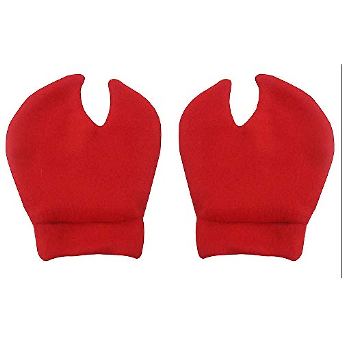 Lobster Antenna Headpiece With Eyeballs, Crab Claws Gloves Headband Mitt Kit - Crawfish Costume Accessories Set Red, One Size