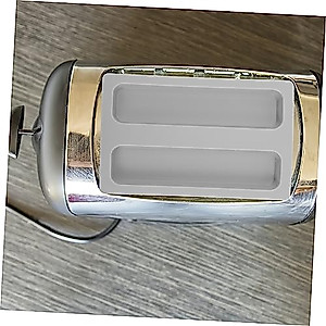 HEMOTON 1 Set Toaster Grill Silicone Baking Pans Pizza Oven Pizza Accessories Blue Toaster 2 Slice Toaster Oven Covers Bread Maker Metal Toast Rack Toast Machine Part Sandwich Rack