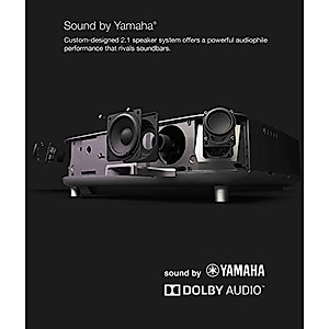 Epson EpiqVision Ultra Short Throw LS300 3LCD Smart Laser Projector, 3600 Lumens Color & White Brightness, HDR, Android TV, Yamaha Speakers, Bluetooth, Sports, Gaming, Movies - Black (Renewed)