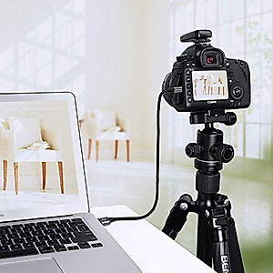 AGVEE [2 Pack 6ft Replacement for Garmin Nuvi GPS Charger Data Cable Gpsmap Charging Cord, TI-84 Plus/CE/C Silver, Blue Yeti USB Microphone/Pro Mic, for Canon IFC-400PCU/300PCU/200U, Dark Gray