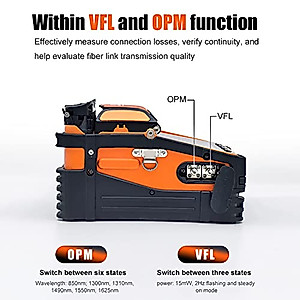 Signal fire New Model AI-9 Fusion Splicing Six Motor Core Alignment Fiber Fusion Splicer Automatic FTTH Fiber Optical Welding Splicing 5S Heating 15S