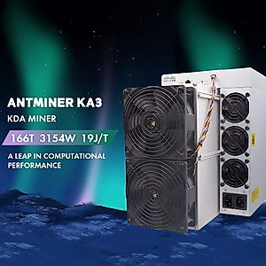 Antminer KA3 166Th/s Kadena Mining Machine, KDA 3154W Asic Miner with PSU