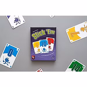 Capstone Games: Stick'Em Game, Classic Award-Winning, Fast & Simple Trick-Taking Card Game, Player with Most Points Wins, Ages 12 and Up