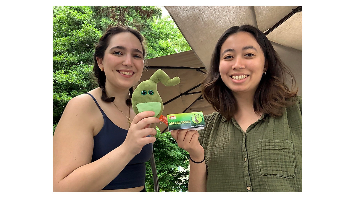 Cuddle with GIANTmicrobes Gallbladder Plush Toy