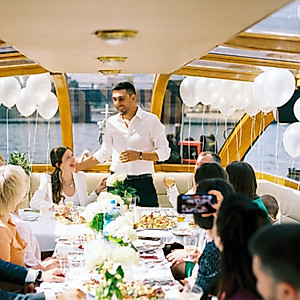 130Pcs Clear Balloons Different Sizes 5 10 12 18 Inch Clear Balloon Garland Arch Kit, Transparent Latex Balloons for Birthday Wedding Baby Shower Party Decorations.(Clear)…