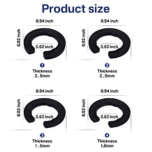Sthovd Upgraded DA99-04158A Hinge Shim Refrigerator Door Height Adjustment Kits Replacement for Samsung 3282540, DA60-00314C, PS6448337 AP5668209,Easy to Install 4 Pcs