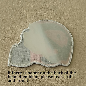 DEZARO 4PCS Rugby Fans Favorite Team Logo and Helmet Logo Iron On Patches Embroidery Applique for Clothes, Dress, Hat, Jeans, DIY Accessories