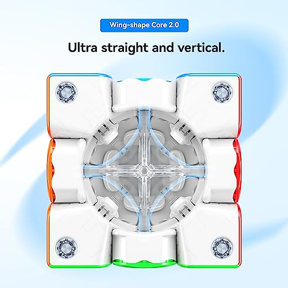 GAN 356 ME, Speed Cube 3x3 Magnetic Puzzle Toy with 48 Magnets GES Pro+ Customized 12 Tension Settings, Ideal for Children Kids Adults, GAN 356 M Upgraded Version, Frosted Coated