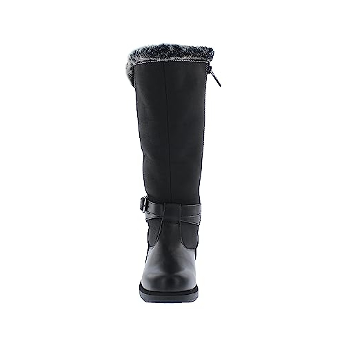 totes Women's Esther Snow Boot, Black, 10