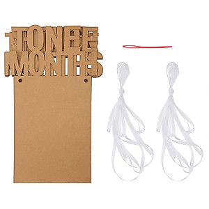 Bememo 1st Birthday Baby Photo Banner for Newborn 12 Month Photo Prop Monthly Milestone Bunting Garland First Birthday Party Decoration