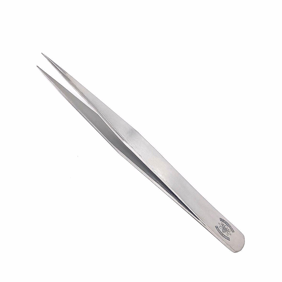 Scientific Labwares High Precision General Purpose Stainless Steel Lab Tweezers/Forceps with Straight Medium Point