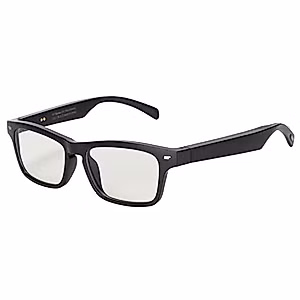 Smart Bluetooth Audio Glasses with Anti Blue Light Lens Waterproof Bluetooth 5.0 Glasses Connect Mobile Phones and Tablets for Men Women