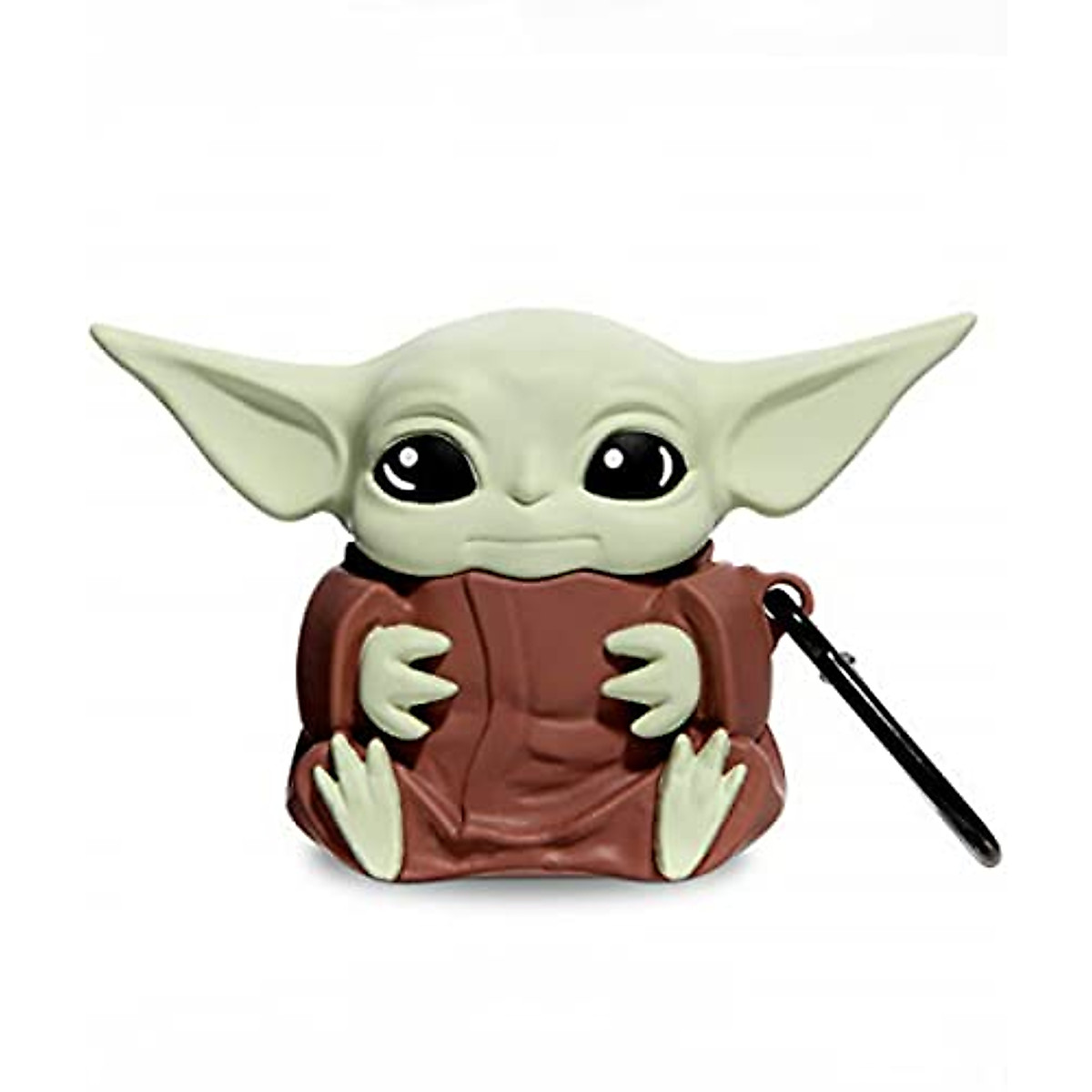 Generic2 Cute AirPod 1&2 Case, Silicone Cover with Keychain [Baby Yoda]