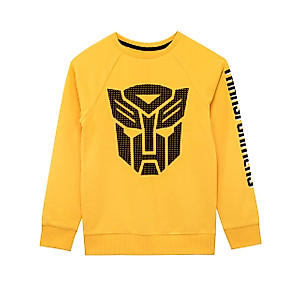 Transformers Boys Sweatshirt Size 10 Yellow