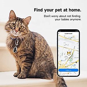 Smart Bluetooth Key Finder - 1 Pack Black, Item Finder with Protective Case and Key Chain, for Wallet, Car Keys, Pet Collars