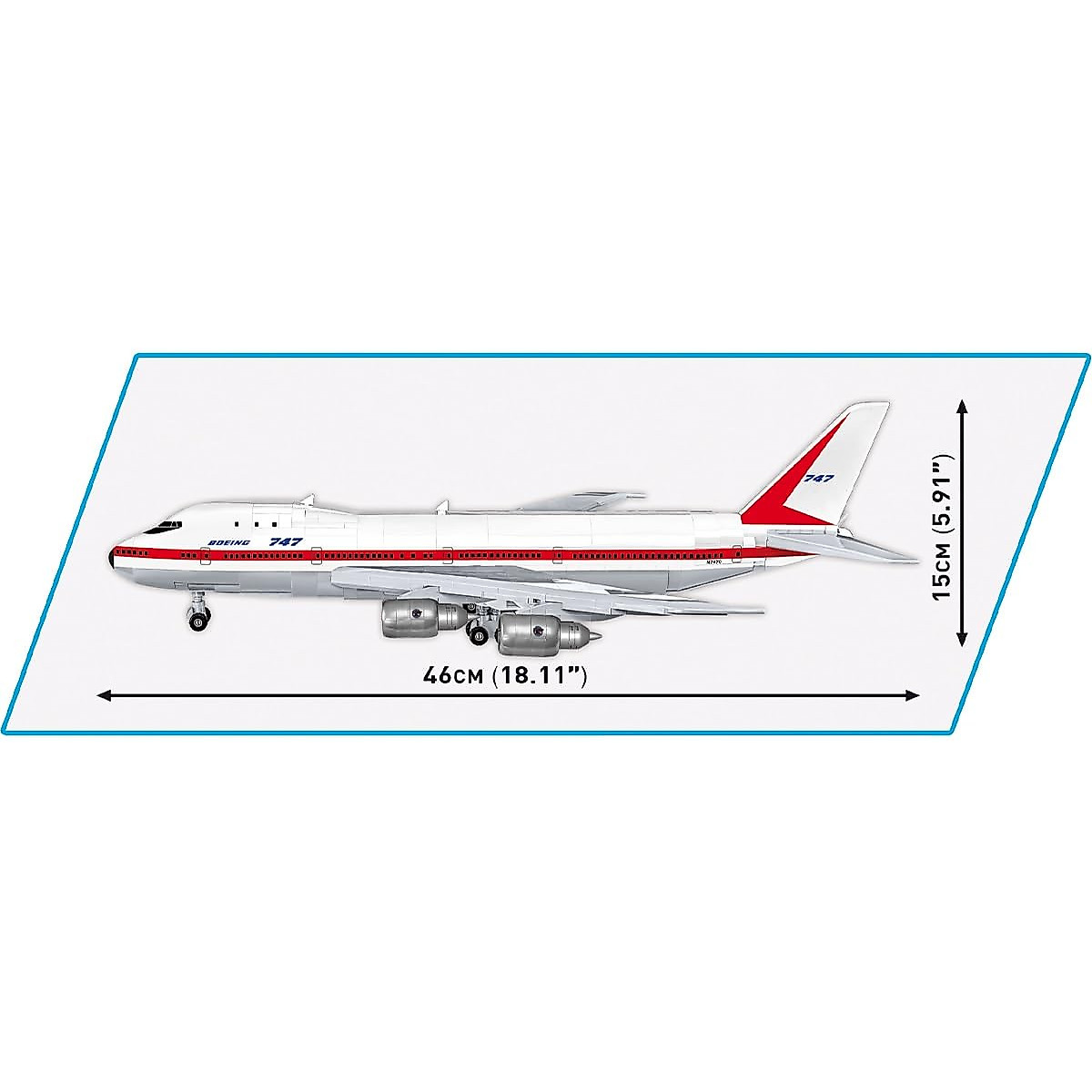COBI Boeing 747 Plane First Flight Edition