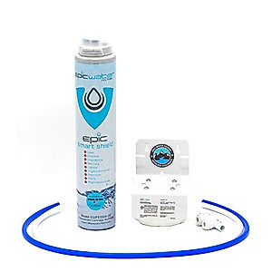 Epic Water Filters Smart Shield. Under Sink Water Filter, Inline NSF 53 Water Filter. Direct Connect DIY Install for Under Sink. USA Made Tap Water Filtration System. No Water Wasted