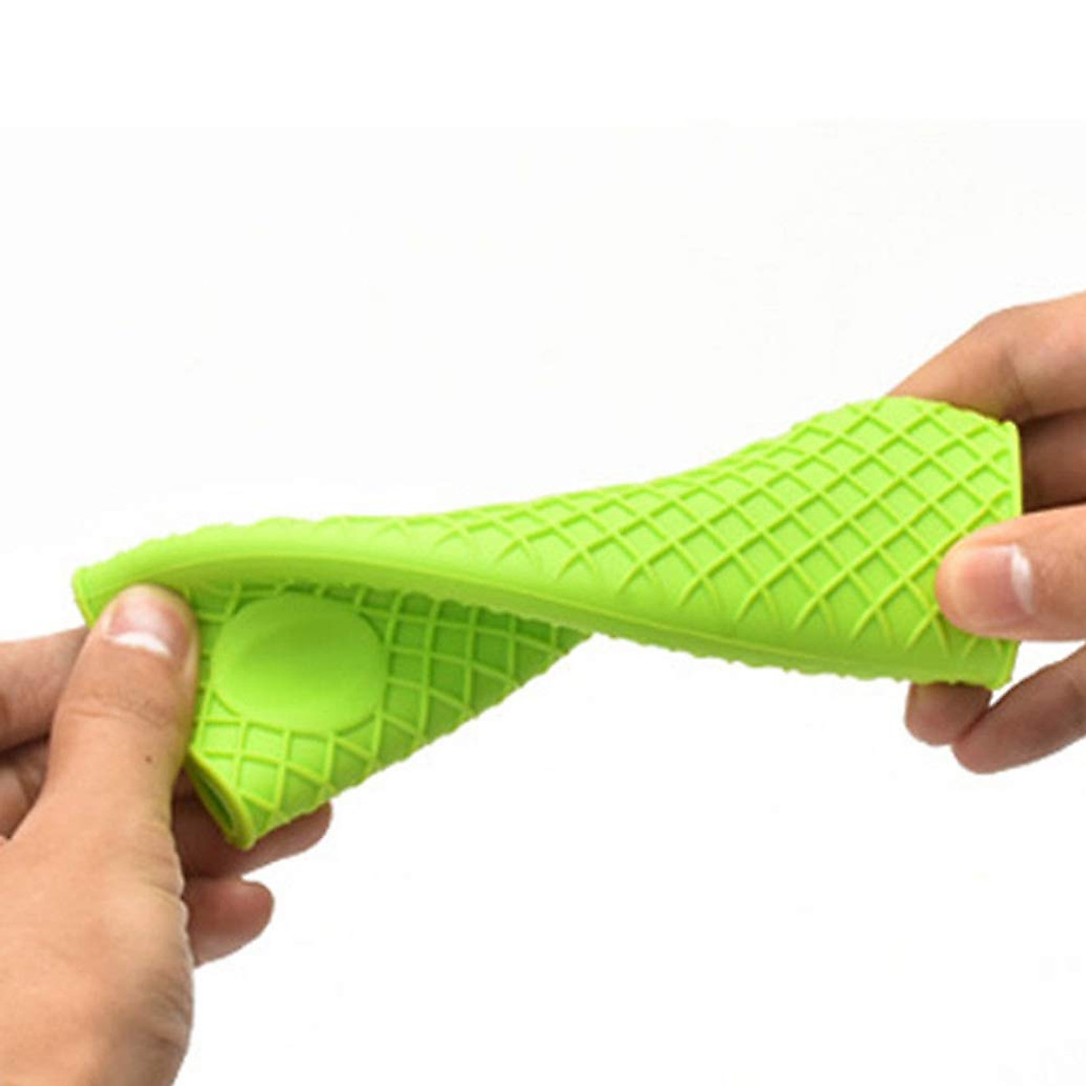 GOMYIE Heat Protecting Hot Holder Silicone Pot Handle Cover for Cast Iron Skillets & Metal Frying Pans