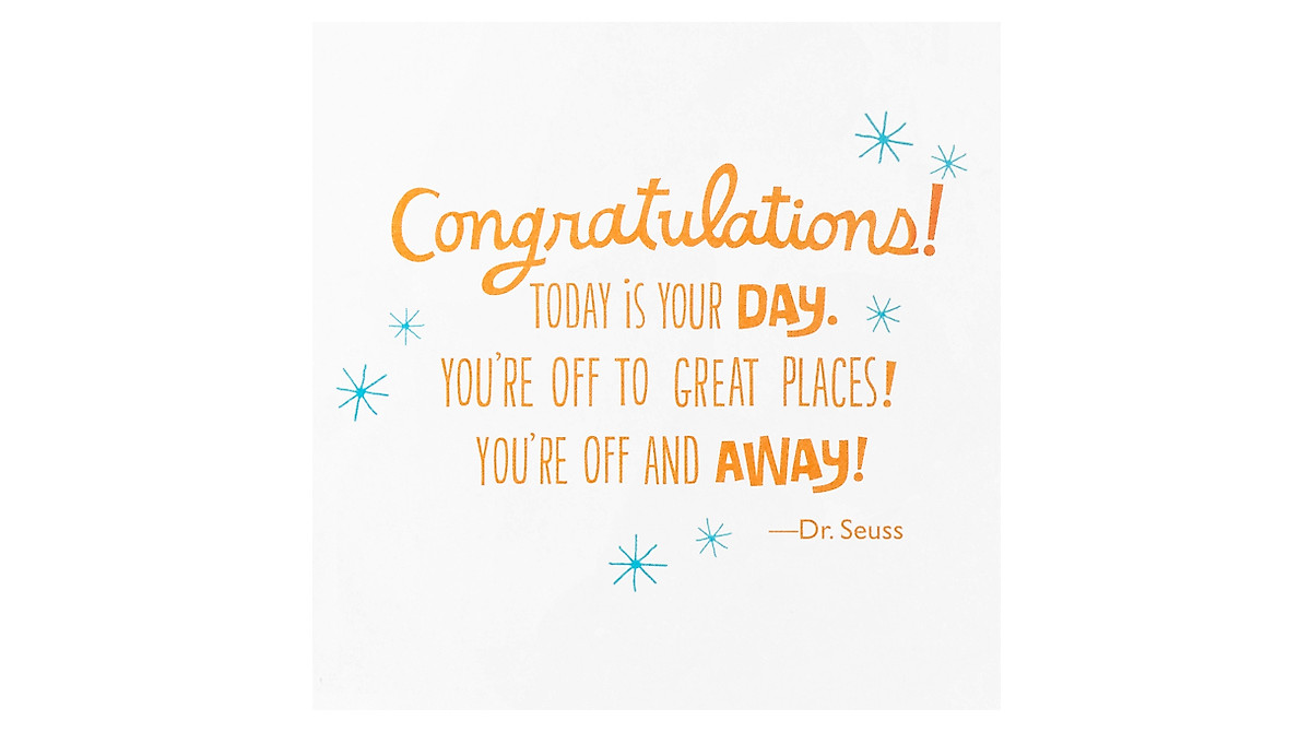 Hallmark Dr. Seuss Graduation Cards - Perfect for All Graduates