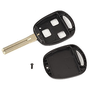 Aramox Car Key Case Black Shell Case for Lexus IS200 GS300 LS200 RX300 Remote Control Keys 3 Buttons.