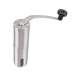 Manual Coffee Bean Grinder Visual Window Accuracy Grinding Easy To Hand Coffee Grinder Stainless Steel Portable for Camping