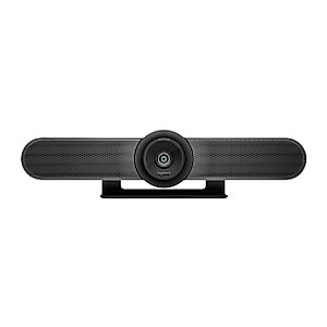 Logitech MeetUp and Expansion Mic HD Video and Audio Conferencing System for Small Meeting Rooms - Black