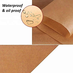 100 Pieces Parchment Paper Baking Sheets 8 x12 Inches, Precut Non-Stick Parchment Paper for Baking, Cooking, Grilling, Frying and Steaming - Unbleached, Fit for Quarter Sheet Pans