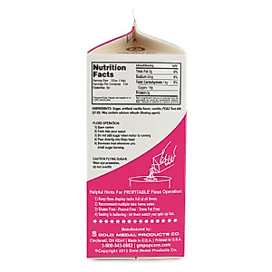 Bubble Gum Flossugar, 6-1/2 Gallon Cartons / Case